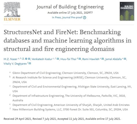 M Z Naser On Linkedin Ai Machinelearning Engineering Databases Structural Fire