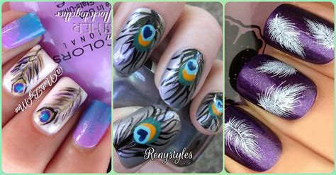 Feather Nail Art Ideas Reny Styles Atelier Yuwa Ciao Jp