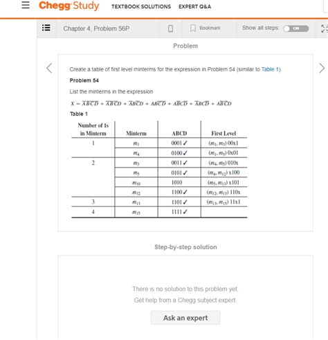 Solved Chegg Study TEXTBOOK SOLUTIONS EXPERT Q A Bomkwall St Chegg
