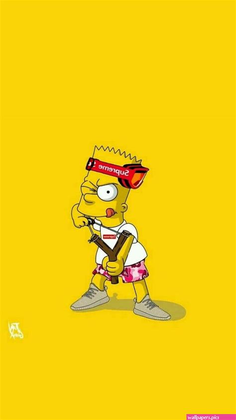 Bart Simpson Swag Simpson Hd Phone Wallpaper Wallpapers
