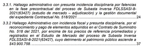 ContralorÍa Le Da La RazÓn A Diago Por Sus Denuncias De Control