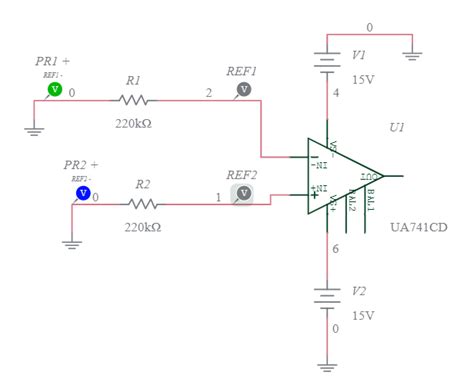 Input Bias Current Multisim Live