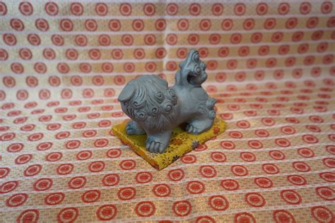 Guardian Ibushi Shisa Lion Ornament Set Etsy