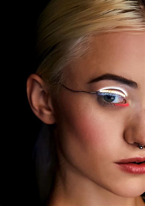 White Led Light Up Lashes Dolls Kill