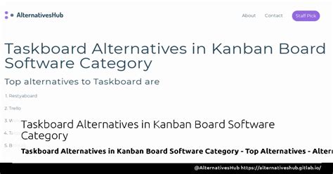 Taskboard Alternatives In Kanban Board Software Category Top Alternatives AlternativesHub
