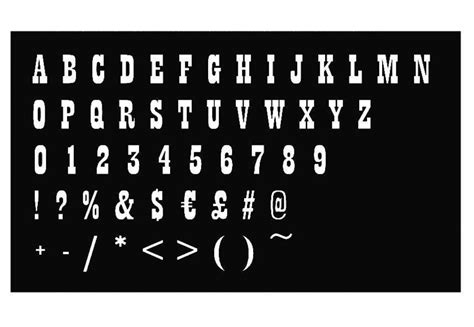 Playbill Font Alphabet Letters Dxf Files Cutting Font Dxf Fonts Files