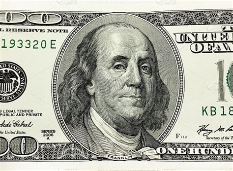 一百美元和本杰明·富兰克林