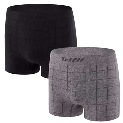 Cueca Boxer Sem Costura Microfibra Toque Da Pele