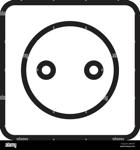 Plug Socket Icon Template Black Color Editable Plug Socket Icon Symbol
