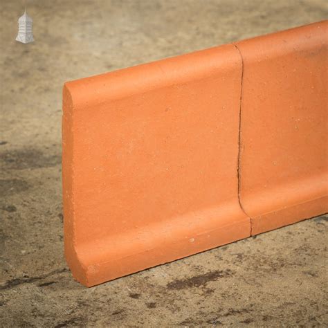Batch Of 26 Quarry Tile Upstand Skirting Tiles Norfolk Reclamation