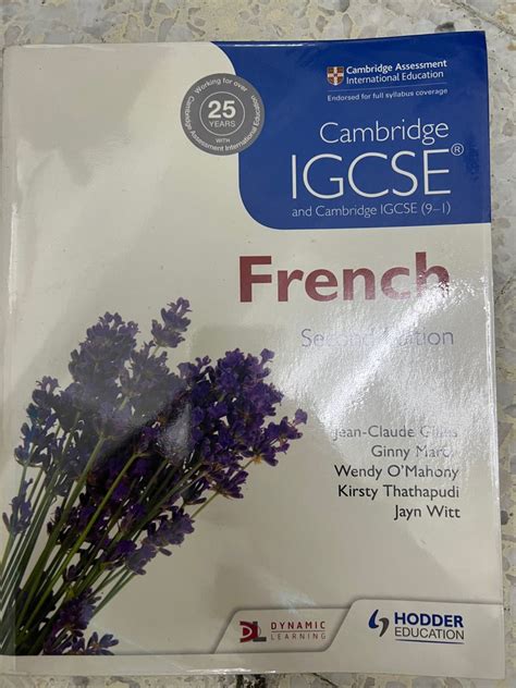 Igcse French Textbook Hobbies And Toys Books And Magazines Textbooks On