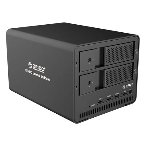 Orico 2 Bay 3 5 USB3 0 External RAID HDD Enclosure Black Syntech