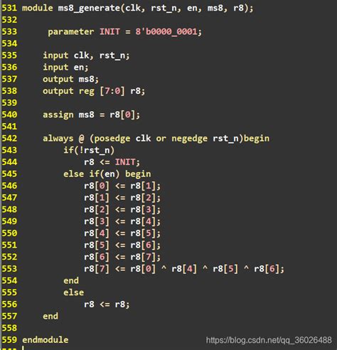 基于fpga的m序列发生器设计fpga M序列 Csdn博客