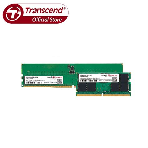 Transcend 8gb 16gb 32gb Jetram Ddr5 4800mhz Udimm Sodimm Desktop Notebook Memory Cl40 1 1v