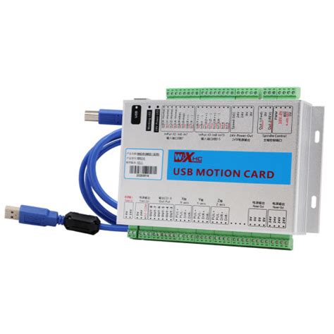 MK IV Mach Motion Card Axis Axis USB Motion Controller MHz CNC Breakout Board For Window