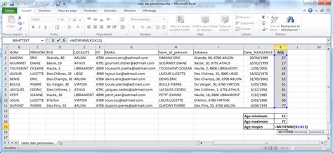 Module 3 Bureautique Excel Calc Bases Fonctions Statistiques Et