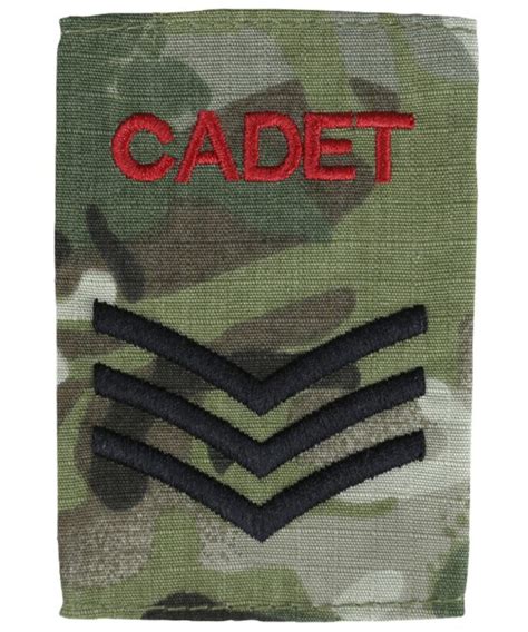 Cadet Rank Slides Sergeant Pair Kombatuk