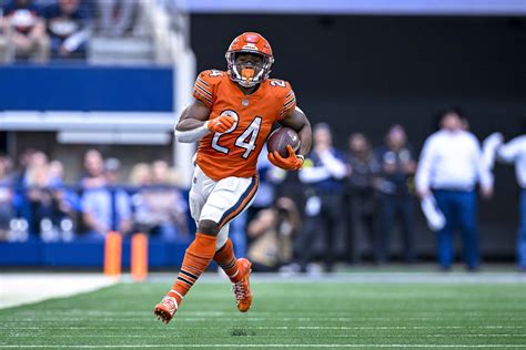 Chicago Bears Rb Depth Chart Will Donta Foreman Or Khalil Herbert Start