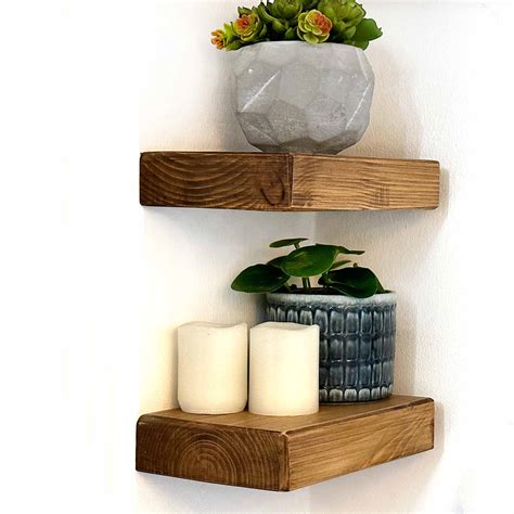 Lousarn Chunky Block Mini Floating Shelves Beautiful Handmade Creations From The Shires Of England
