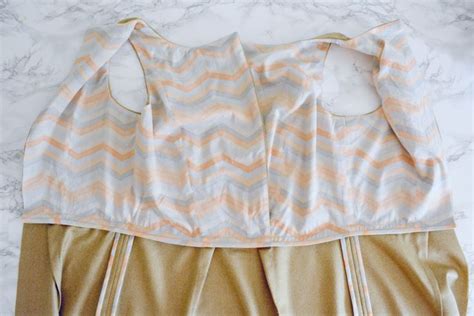 Attaching Bodice Lining And Skirt Version 1 Colette Patterns