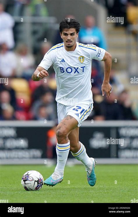 Leeds Uniteds Pascal Struijk During The Pre Season Friendly Match At