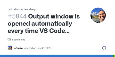 Output Window Is Opened Automatically Every Time Vs Code Starts · Issue