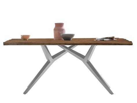 Sit Esstisch Tisch 180x100 Cm Platte Recyceltes Teak Gestell Platte
