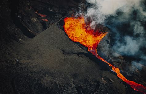 Mauna Loa Volcano Erupting