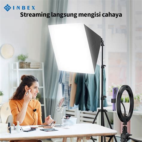 Jual Inbex Lighting Softbo150w 5500k 6000k Daylight Bulb Live Streaming