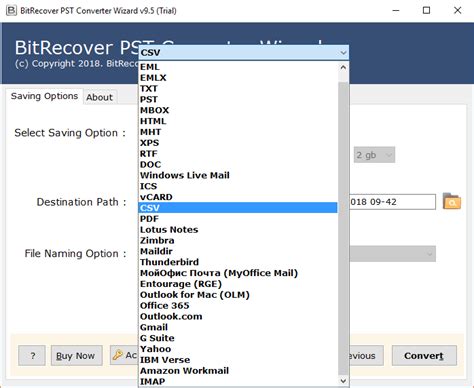 pst to csv converter to export emails from outlook to csv with contacts