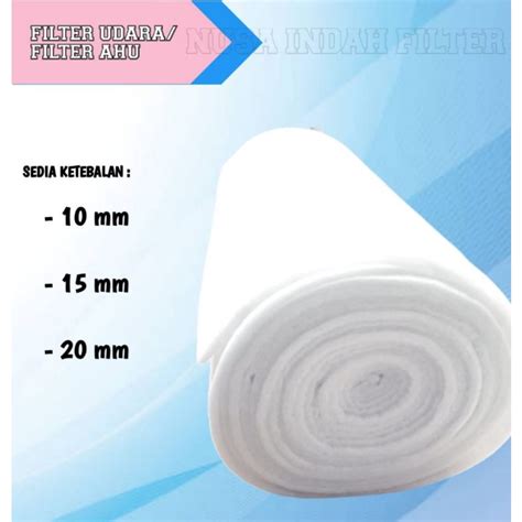 Jual Filter Ahu Filter Udara Ahu Udara 1 Roll 2 M X 20 M X 20mm
