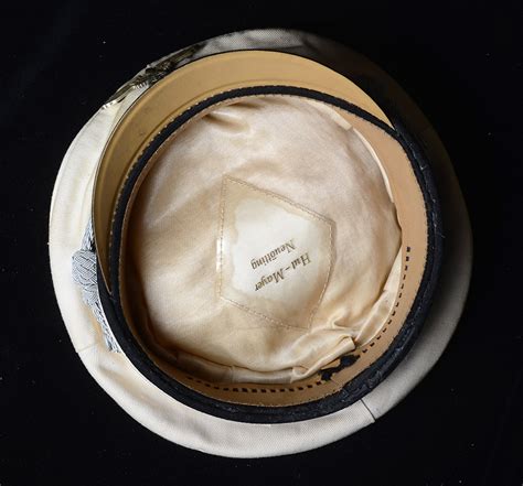 Ss Officer White Summer Top Visor Cap