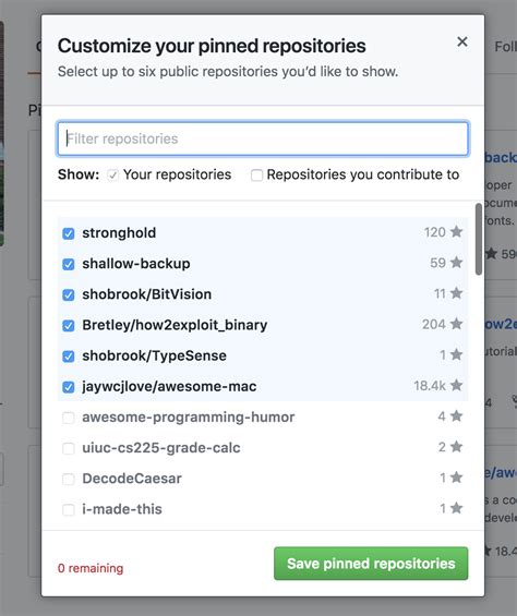 Pinned Repository Selection Scrolling Broken In Firefox · Issue 1301