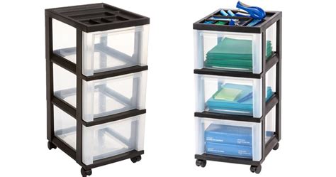 3 Drawer Rolling Storage Cart Only 14 19