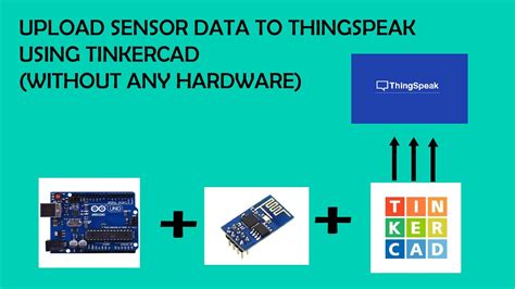 Sending Sensor Data To Thingspeak Using Esp8266 Thinkercad Without
