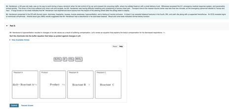 Solved Part A Sort The Chemicals Into The Buffer Equation