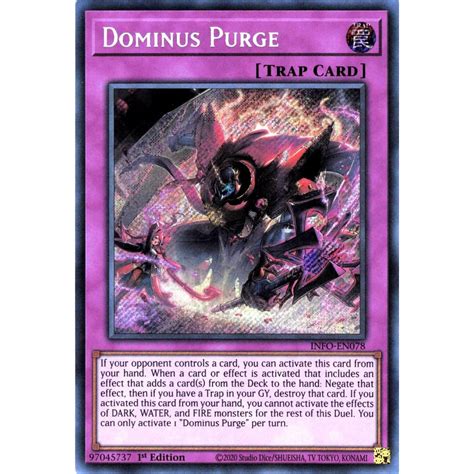 [wujustyle] Yu Gi Oh 游戏王 Info Jp078 Dominus Purge Shopee Malaysia