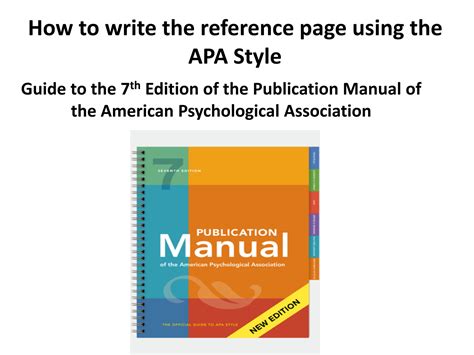 SOLUTION Notes Apa Th Edition Reference Page Studypool