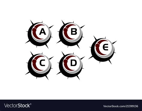 Insights Guide Initial Template Royalty Free Vector Image