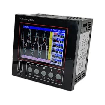 Multi Channel Color Chart Paperless Recorder Temperature Pressure Data Logger Buy Rs Analog