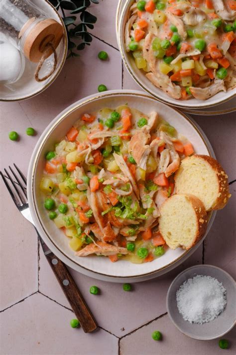Crustless Chicken Pot Pie Made In One Skillet