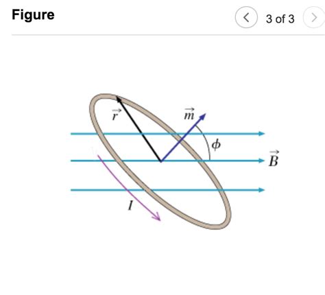 solved torque on a current loop in a magnetic field 11 of 11