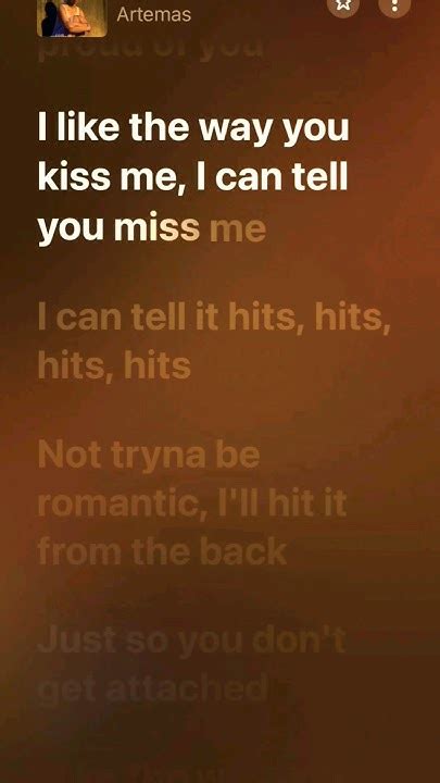 Artemas I Like The Way You Kiss Me Lyrics Shorts Youtube