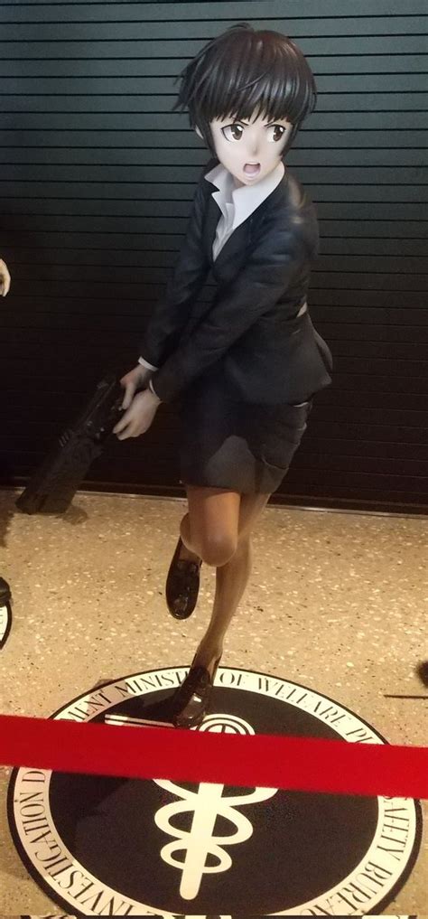 ミズキ on Twitter PSYCHO FESイベント会場 常守朱等身大フィギュア 朱さんめちゃくちゃかっこいいです pp