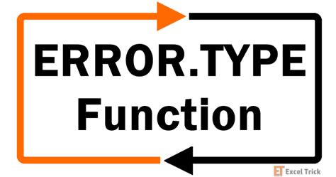 Excel Errortype Function How To Use