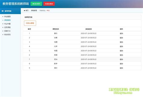 php毕业设计源码 基于php的校园教务管理系统 毕设网 计算机毕业设计源码 毕业设计成品 论文下载网
