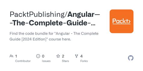 github packtpublishing angular the complete guide 2024 edition