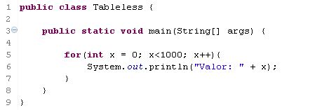 JAVA Estruturas de Repetição Tableless Website artigos e textos sobre Padrões Web