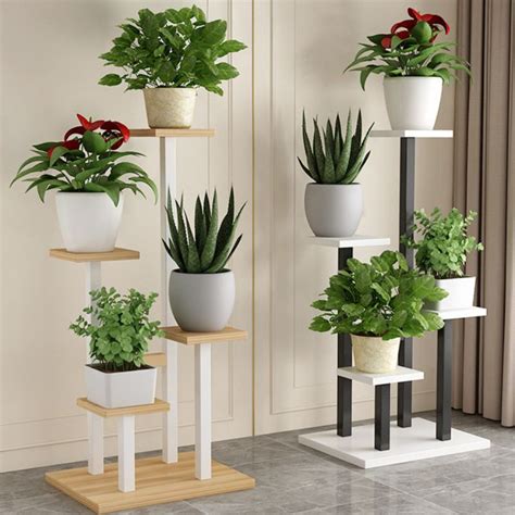 Rak Bunga Bertingkat Rak Pasu Bunga Hiasan Flower Rack Stand Multilayer