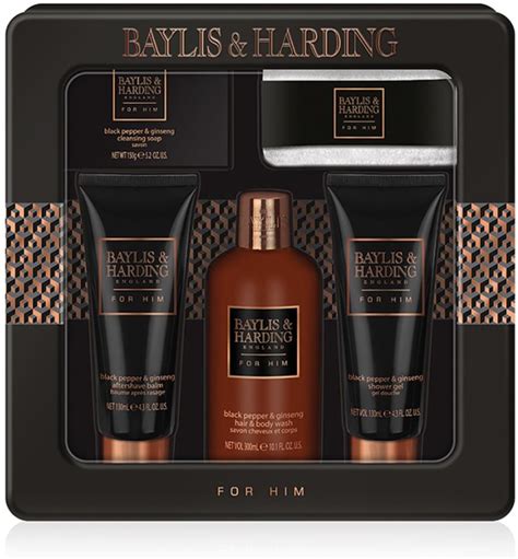 Baylis Harding Men s Black Pepper and Ginseng coffret cosmétique III notino be